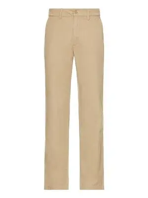 QUIET GOLF Monogram Chino Pant In Beige - Tan