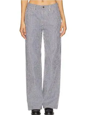 Lioness Striped Jeans - Navy Stripe