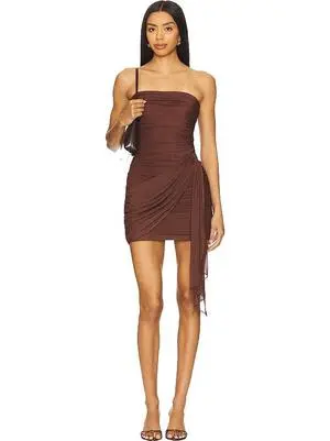 Amanda Uprichard X Anja Dress - Cocoa
