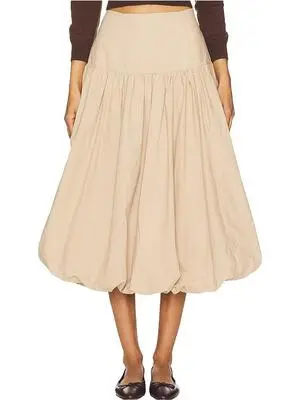 Astr The Label Laryn Bubble Hem Skirt - Tan