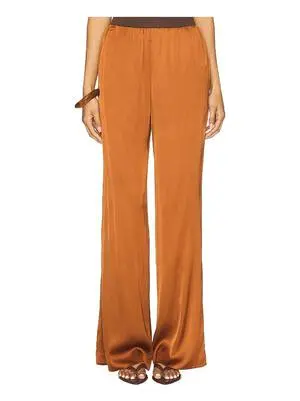 Good American Satin Pull-on Pants - Copper004