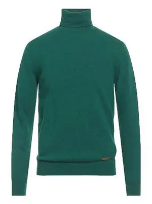 LIU •JO MAN Turtleneck Wool Knit Green