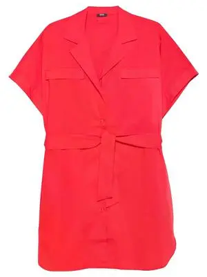 Liu Jo Shirt-style Mini Dress - Red