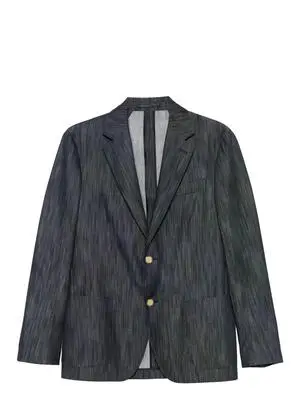 LARDINI Denim Blazer - Blue