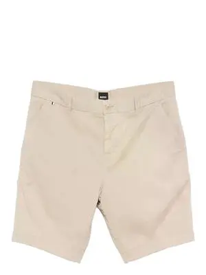 BOSS Gabardine Chino Shorts - Neutrals
