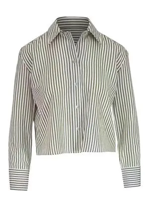 Vince Striped Shirt - White