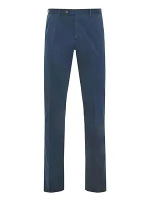 PT TORINO Slim-cut Chino Trousers - Blue