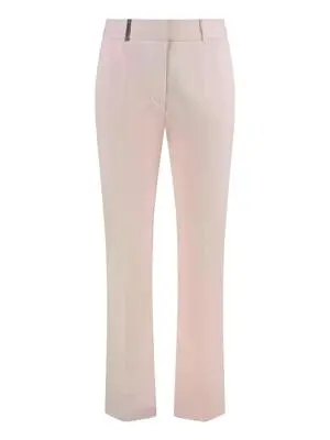 Peserico Cotton Trousers - Pink