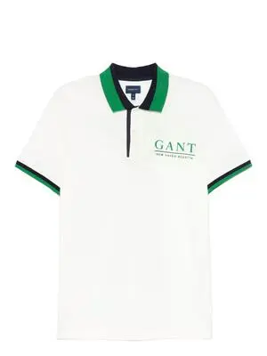 Gant Sailing Piqué Polo Shirt - White