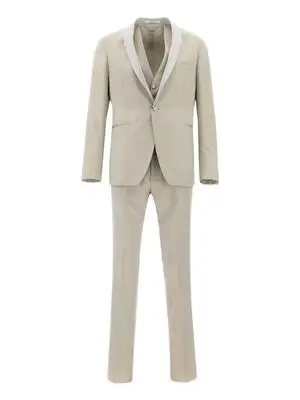 Tagliatore Wool Suit - Neutrals