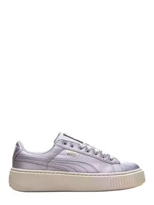 PUMA Platform Satin Sneakers