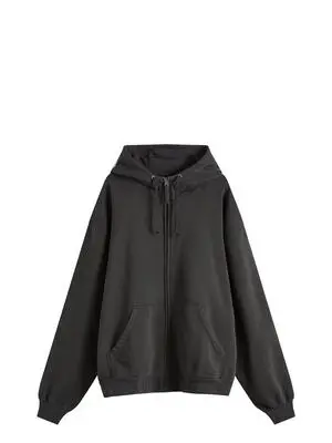 MAISON MARGIELA Numbers Jersey Hoodie - Washed Black