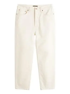 Nudie Jeans Solid Ollie Straight Leg Jeans - Ivory