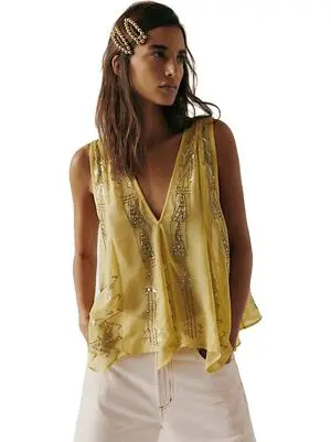 Free People Ibiza Night Tank - Sunny Shine