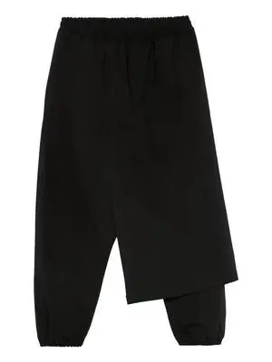 Alchemy Fashions Layered Cropped Trousers - Black