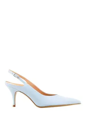 PAUL WARMER Decadent Sling Pumps Blue