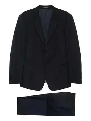 Emporio Armani Virgin-wool Suit - Blue