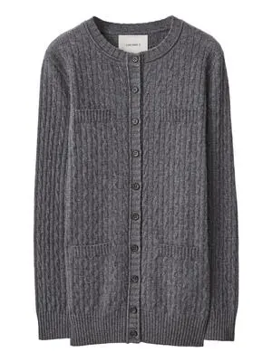 LISA YANG STORE The Inda Cardigan - Graphite