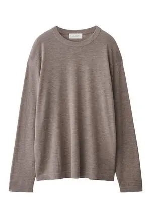 LISA YANG STORE The Nathaniel Sweater Truffle