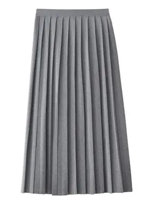 LISA YANG STORE Pleated Knit Minda Skirt