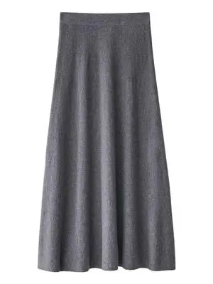 LISA YANG STORE The Torie Skirt - Graphite