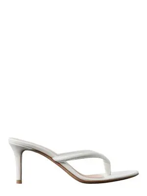 GIANVITO ROSSI Calypso 70 Leather Sandals - White