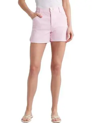 Wit & Wisdom Skyrise Dolphin Hem Denim Shorts - Frosty Orchid