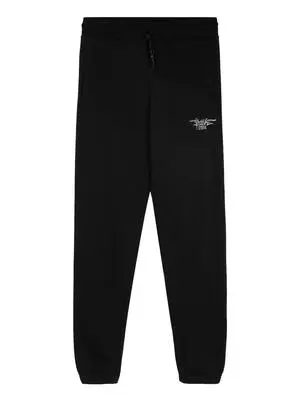 PHOBIA Tapered-leg Cotton Track Pants - Black