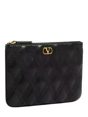 Valentino Garavani Quiltie Clutch - Black