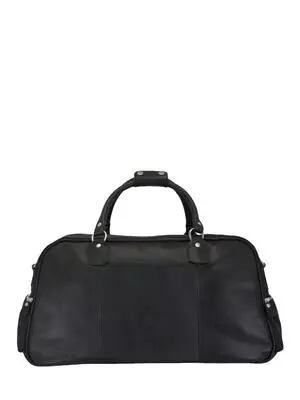 Ghurka Leather Holdall - Black