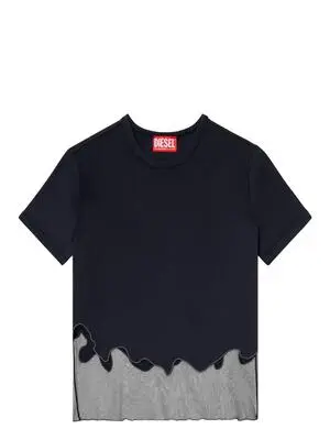 DIESEL T-inlay-r1 T-shirt - Black