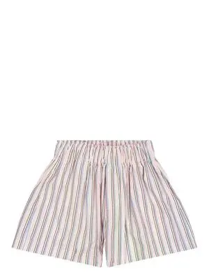 LANEUS Stripped Wide-Leg Shorts