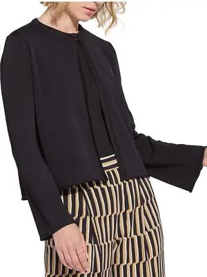 Lyssé Allegra Flyaway Cardigan - Black