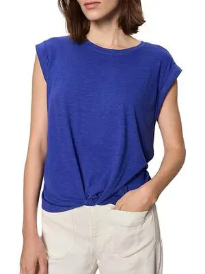 Sanctuary Knotted Hem Muscle Tee - Luminous