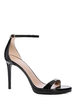 STUART WEITZMAN Nudist Platform High Heel Sandals - Black