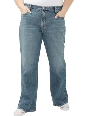 SILVER JEANS CO. High-rise Wide Leg Jeans - Acoustic