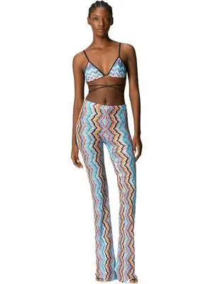 Missoni Straight-leg Viscose Pants - Multicoloured