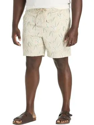 TRUE NATION BY DXL Big & Tall Trekker Athletic Fit Shorts - Cali Palms
