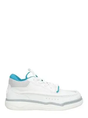 Valentino Garavani Leather And Textile Fiber Sneakers - White