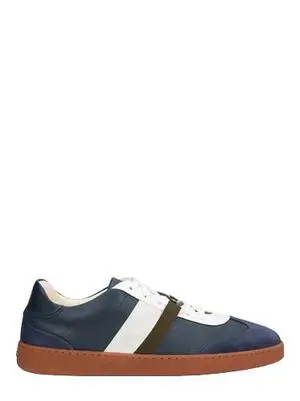 FERRAGAMO Leather Sneakers - Navy