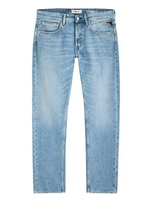 REPLAY Grover Straight-leg Jeans - Light Blue