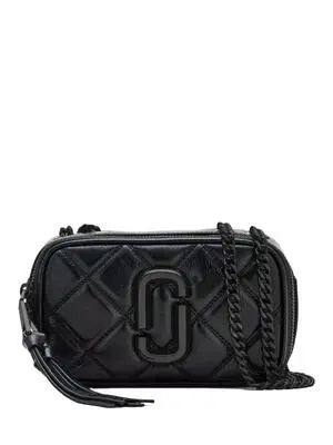 Marc Jacobs The Quilted Leather Chain Snapshot Bag - Black