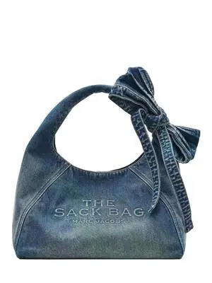 Marc Jacobs Bow Denim Sack Bag - Blue