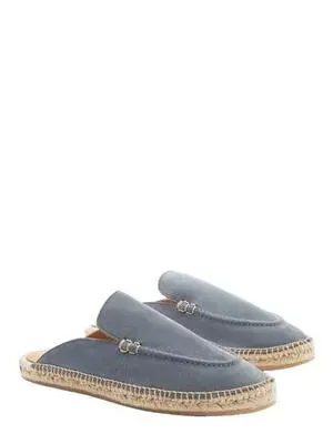SCAROSSO Manuel Suede Espadrilles - Grey - Suede