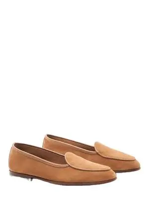 SCAROSSO Nele Loafers Brown - Suede