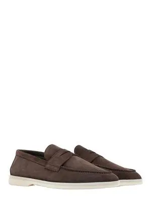 SCAROSSO Luciano Loafers Brown - Suede