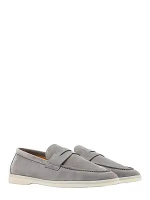SCAROSSO Luciano Loafers Grey - Suede