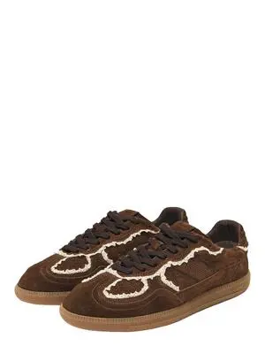 ALOHAS Tb.490 Crochet Trim Sneakers Crochet Chocolate