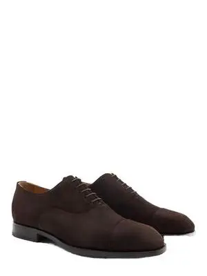 SCAROSSO Salvatore Oxfords - Brown - Suede