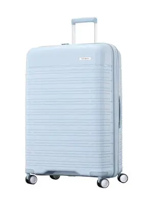 SAMSONITE Samsonite Elevation Plus Large Checked Spinner Luggage Soft Blue